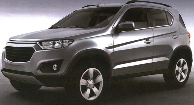 В сети появились изображения серийной Chevrolet Niva 2