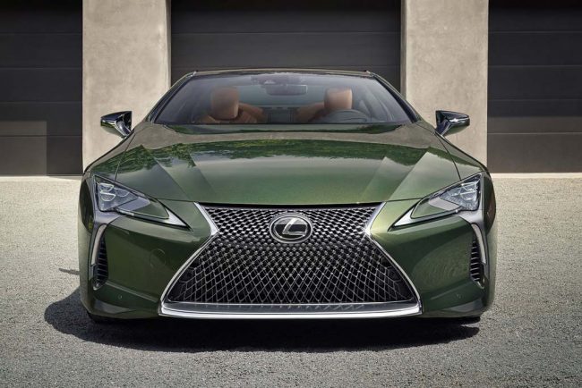 Lexus LC 500 Inspiration окрасили в зеленый оттенок Nori Green Pearl