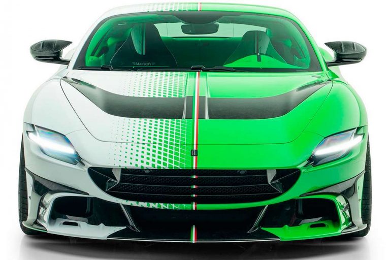 Mansory Tempesta Verde: уникальный двухцветный экземпляр купе Ferrari Roma