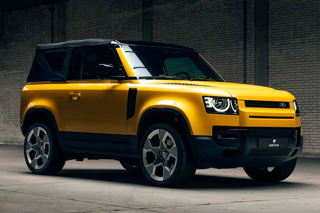 Голландские тюнеры показали Land Rover Defender 90 с мягким тканевым верхом