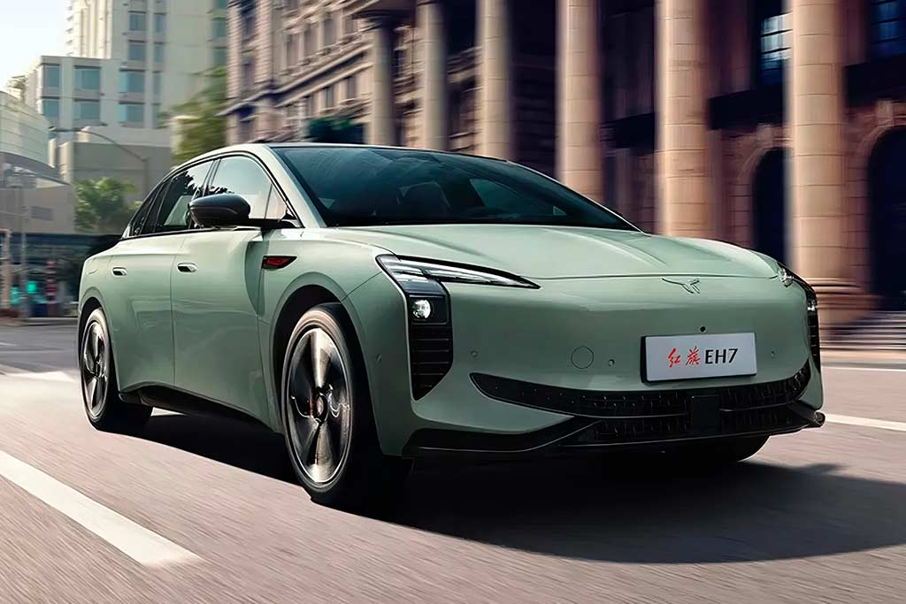 2026 Hongqi EH7 - фото и характеристики, цена нового седана